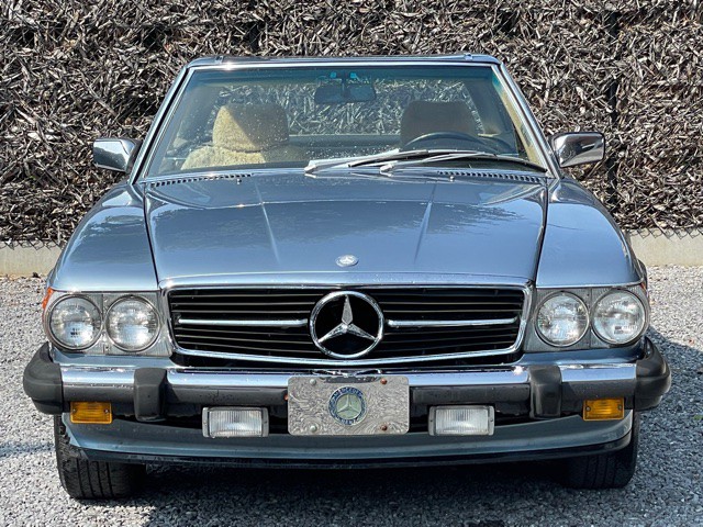 Mercedes 560 SL Cabrio Diamond Blue Metallic /Beige leather, 89169Miles ...