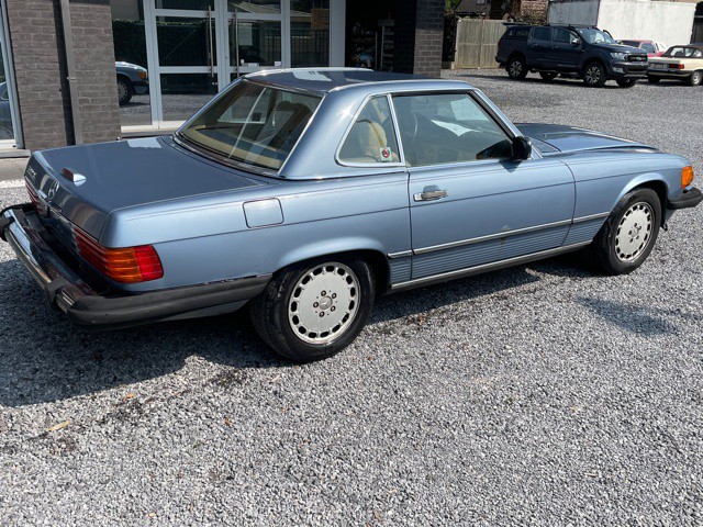 Mercedes 560 SL Cabrio Diamond Blue Metallic /Beige leather, 89169Miles ...