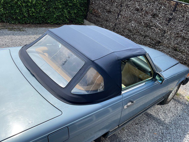 Mercedes 560 SL Cabrio Diamond Blue Metallic /Beige leather, 89169Miles ...