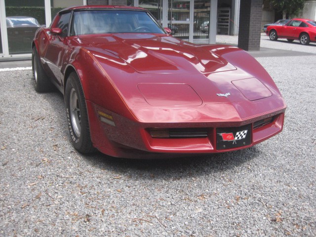 Corvette C3 T Roof Burgundy Red Corvette